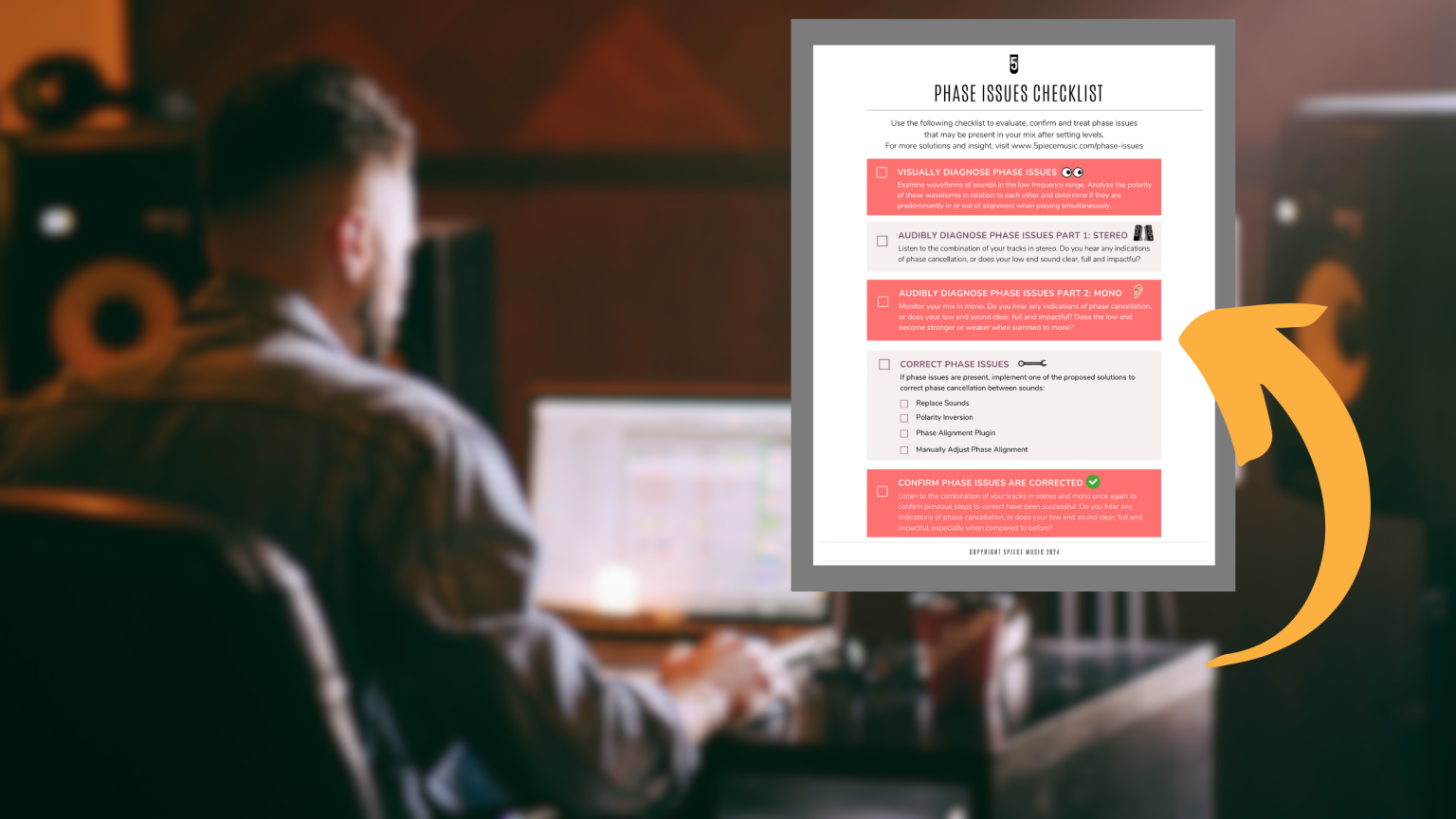 Phase Issues Checklist Opt-In | 5PiECE Music